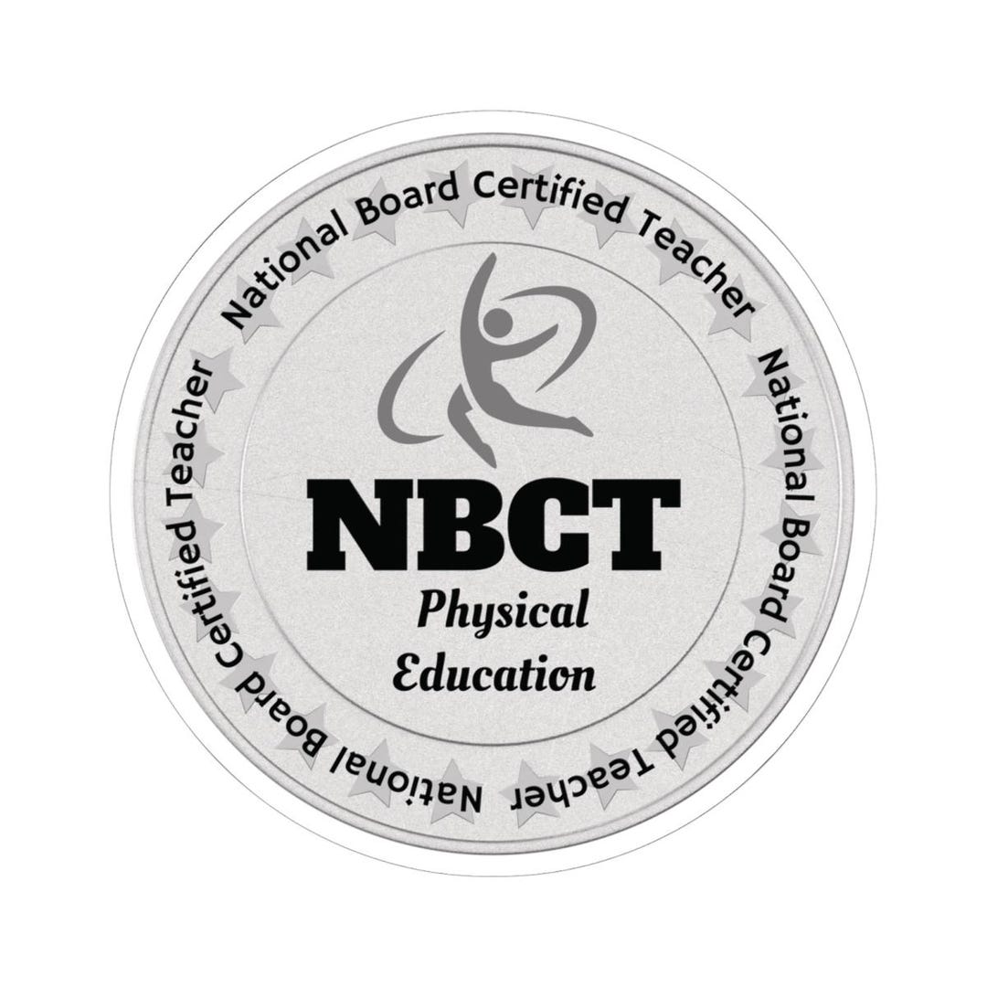 National Board Certification Physical Education Stickers NBCT Pride PE ...