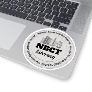 National Board Certification Literacy ELA Stickers NBCT Pride Literacy ...