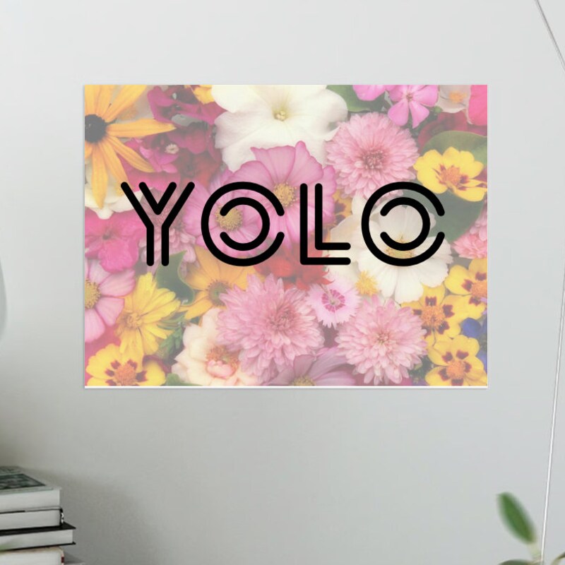 Yolo Poster - Etsy