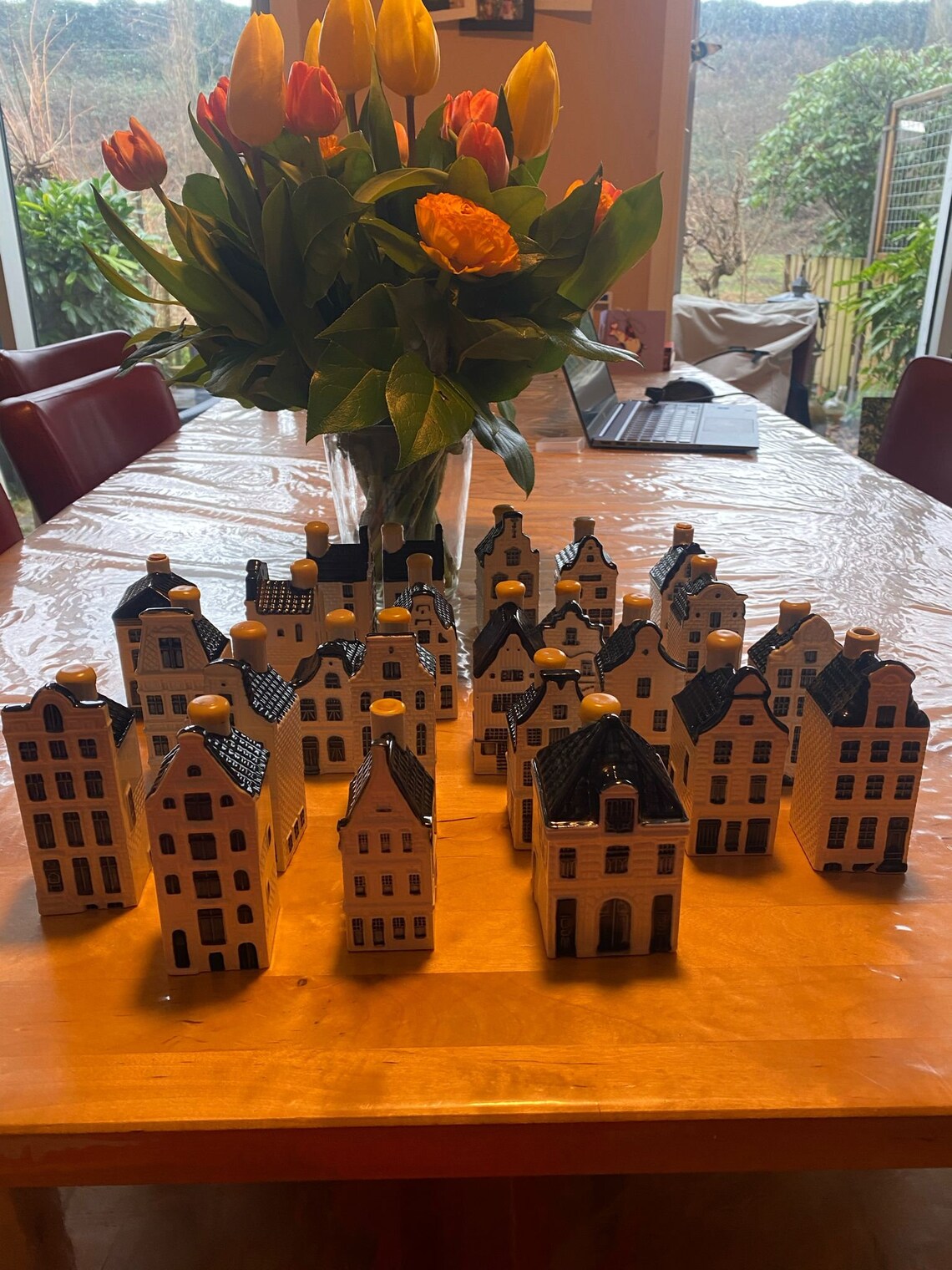 KLM Houses 76-104, KLM Huisjes 76-104, KLM Business Class 76-104, Delfts Blue Houses 76-104. - Etsy