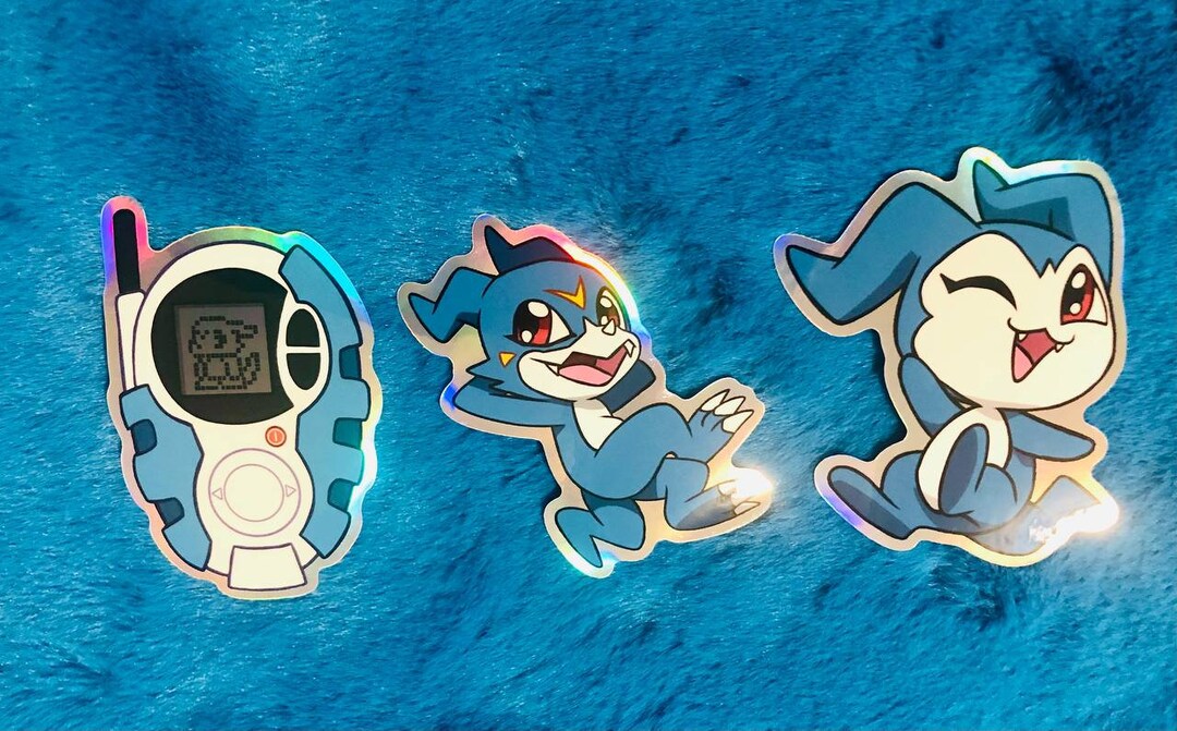 Blue Monster Rainbow Sticker Bundle - Etsy