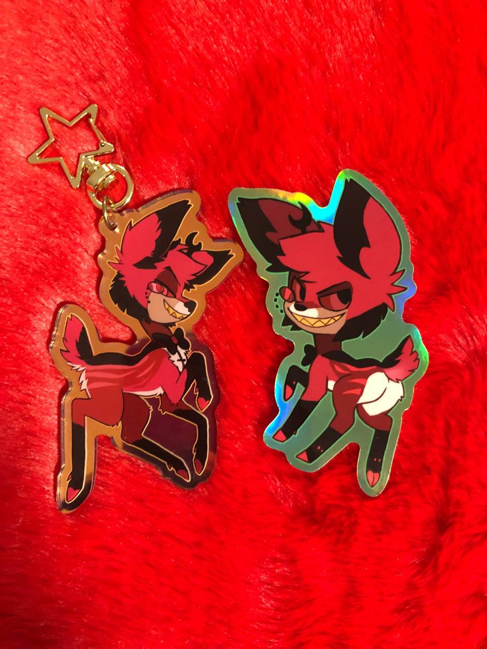 Rainbow Deer Al Keychain Sticker - Etsy