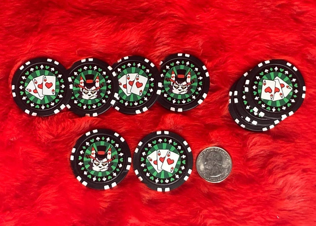 Poker Kitty Poker Chip - Etsy