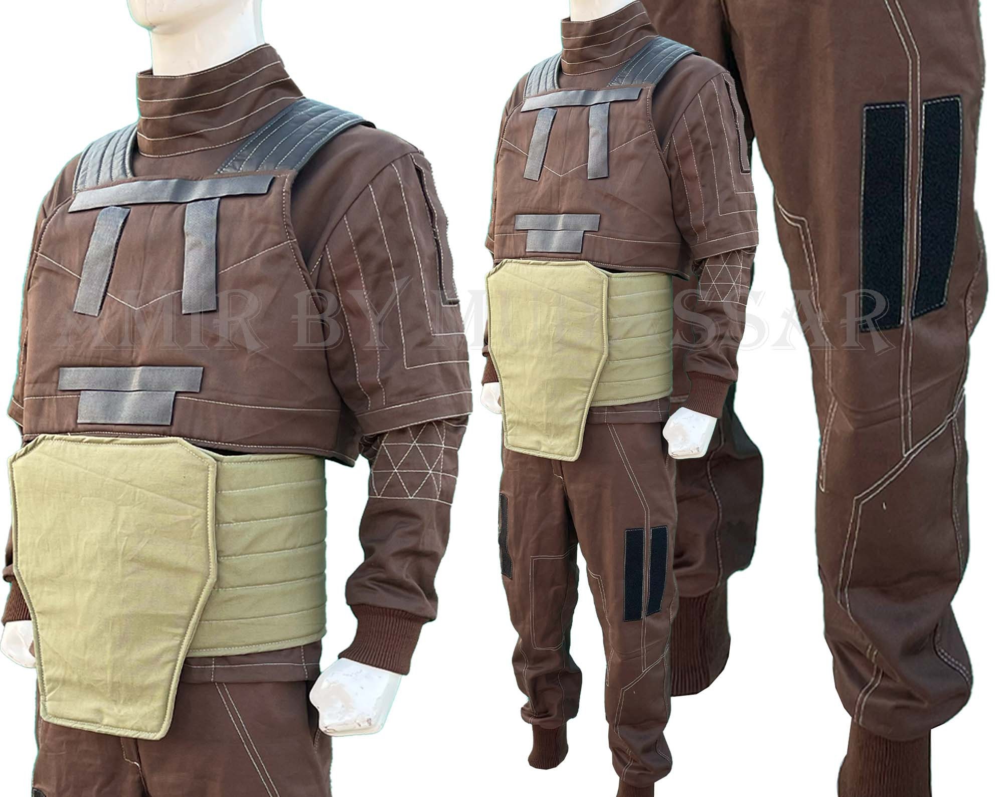 Mandalorian Inspired Custom Flight Suit, Din Djarin Cosplay Costume, 4 ...