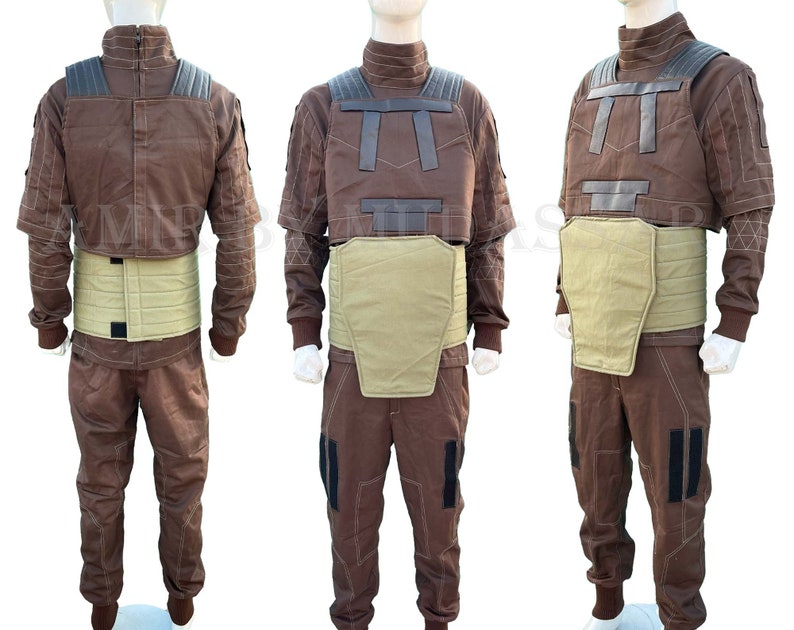 Mandalorian Inspired Custom Flight Suit, Din Djarin Cosplay Costume, 4 ...