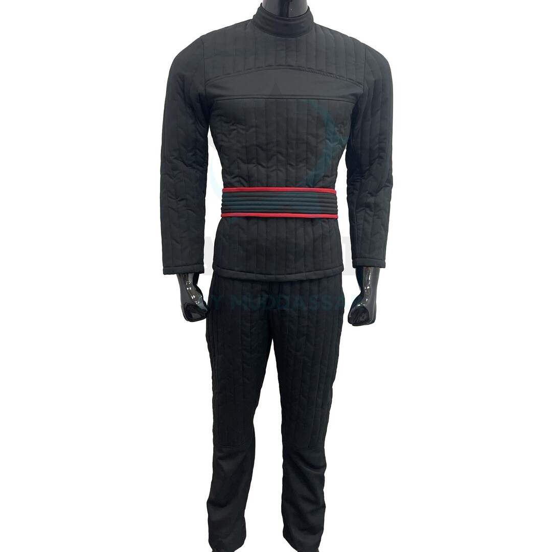 Custom Black Flight Suit: Handmade Bounty Hunter Cosplay - Top, Pants ...