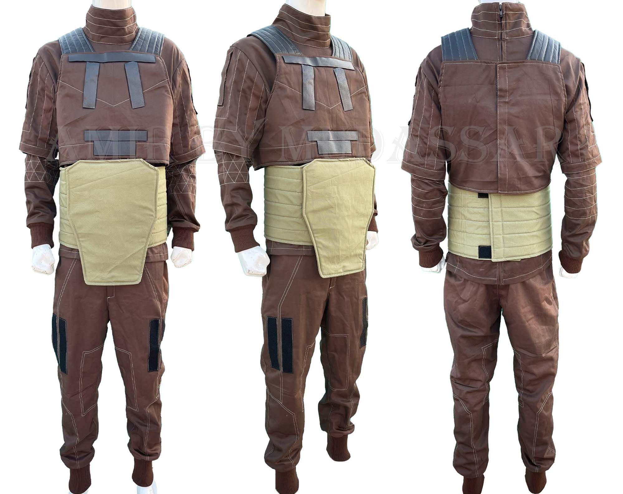 Mandalorian Inspired Custom Flight Suit, Din Djarin Cosplay Costume, 4 ...