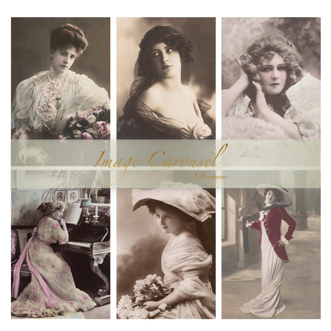 Edwardian Actresses Personal Commercial Use Antique Vintage Image ...