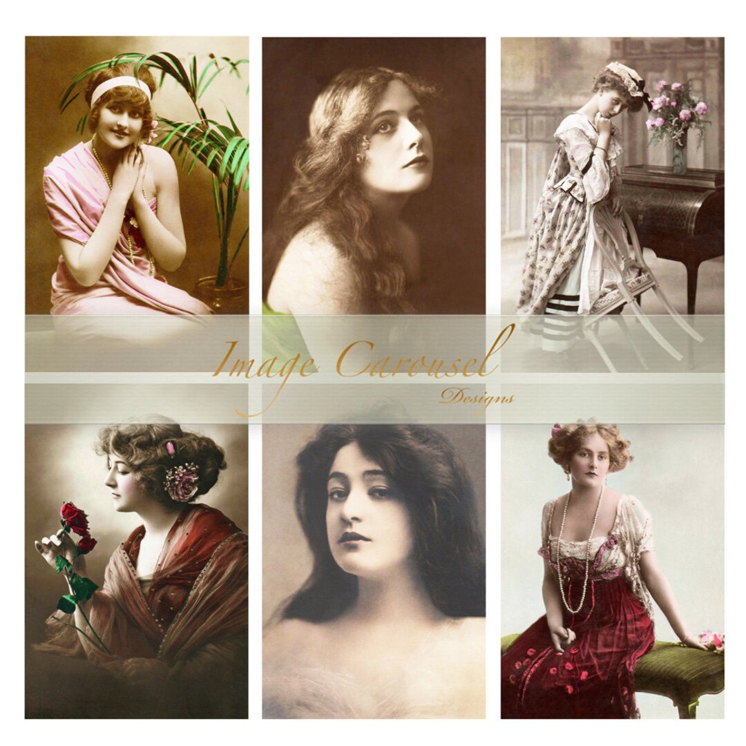 Edwardian Ladies Personal Commercial Use Antique Vintage Image Instant ...