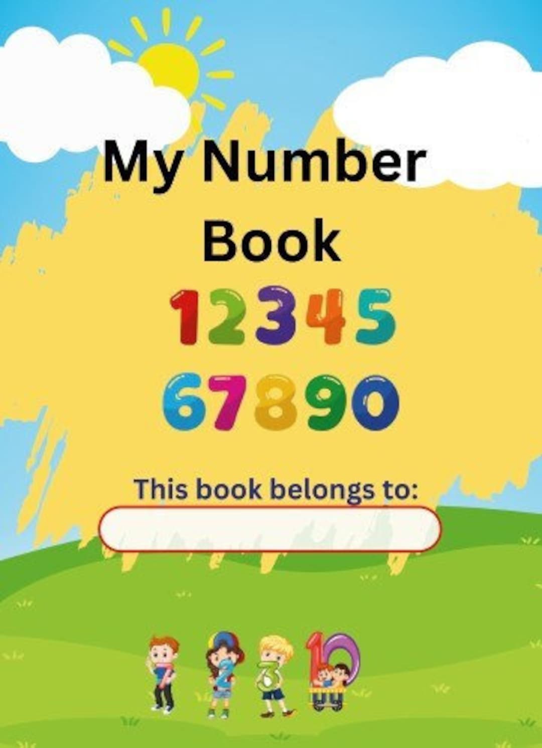 My Numbers Book - Etsy