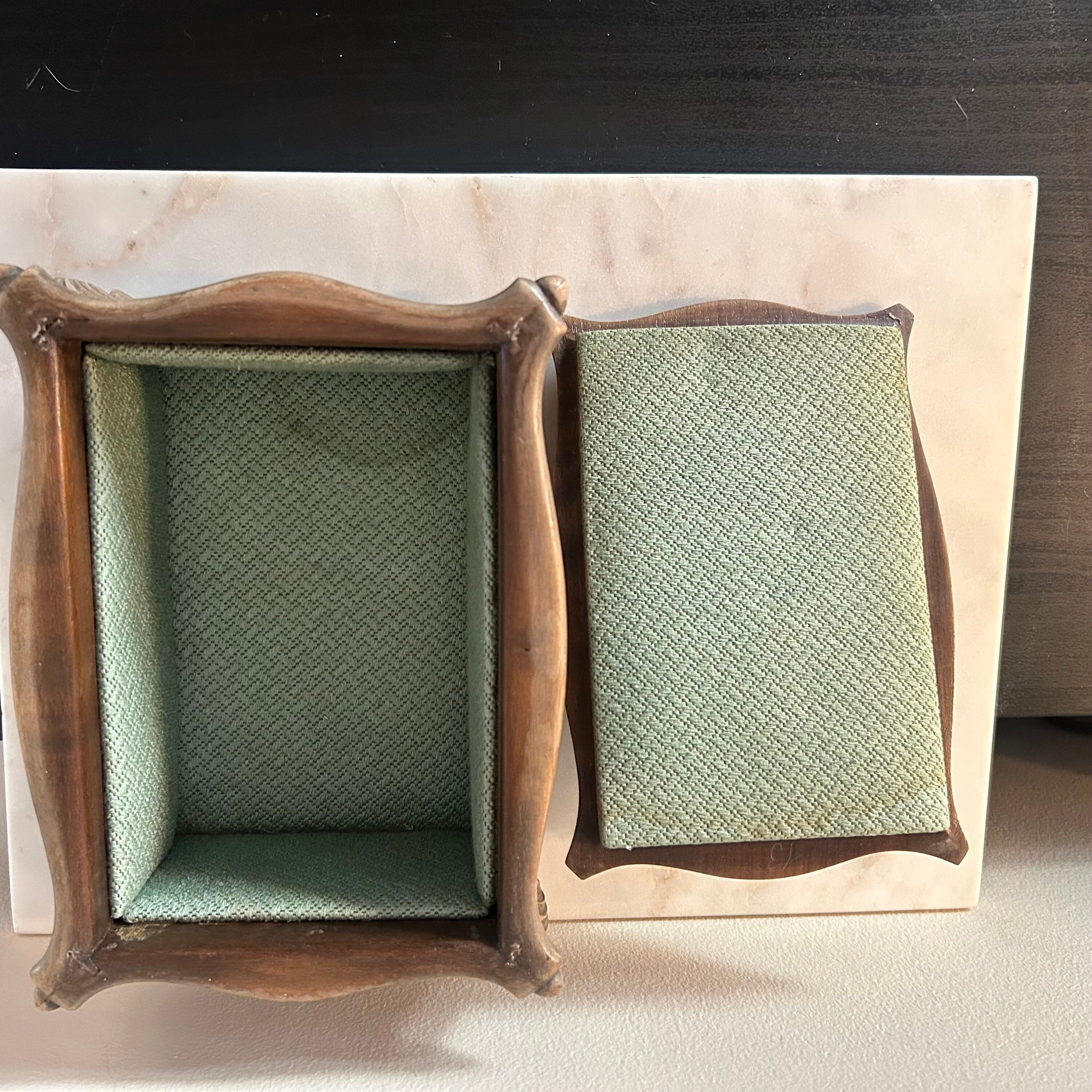 Ornate Antique Black Forest Trinket Box Black Forest Hand Carved ...