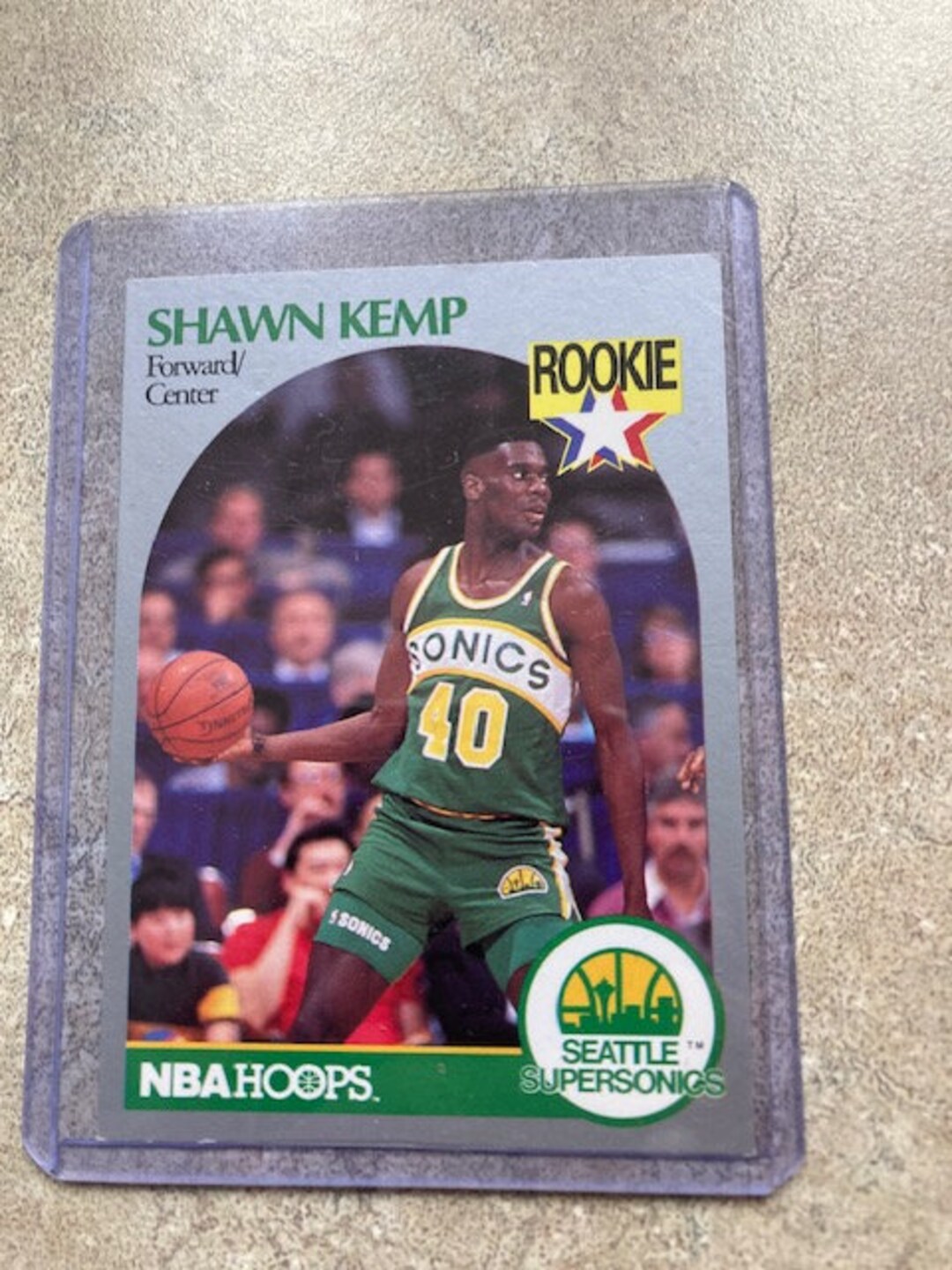 1990 NBA Hoops Shawn Kemp Rookie Card - Etsy