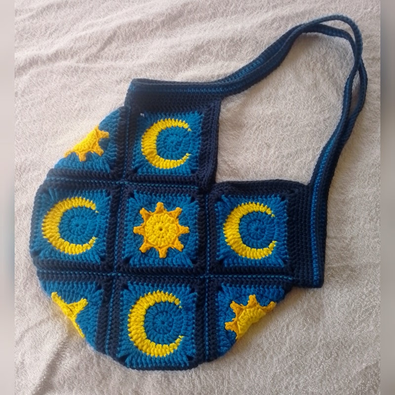 Sun and Moon Granny Square - Etsy