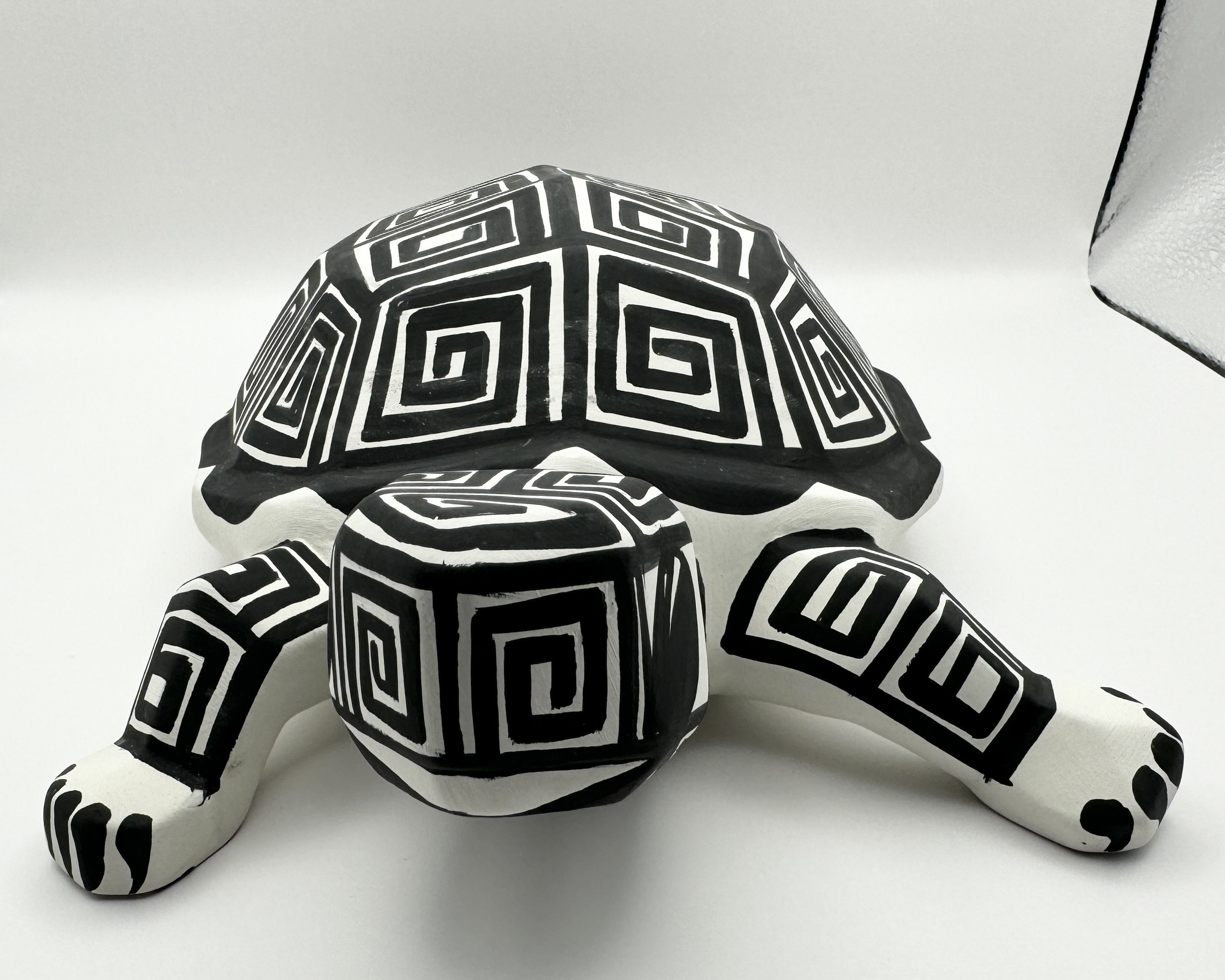 Acoma Pueblo Large Hand Painted Ceramic Turtle Native American Art - Etsy