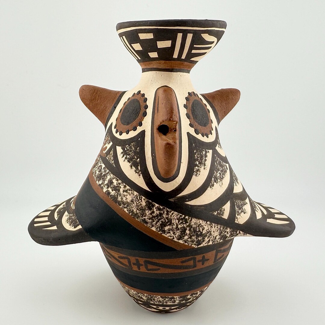 Zuni Hopi Pueblo Owl Pottery Native American Art by DH Mavapu - Etsy