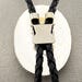 Navajo Sterling Silver Space Landscape Inlay Bolo Tie Native American ...