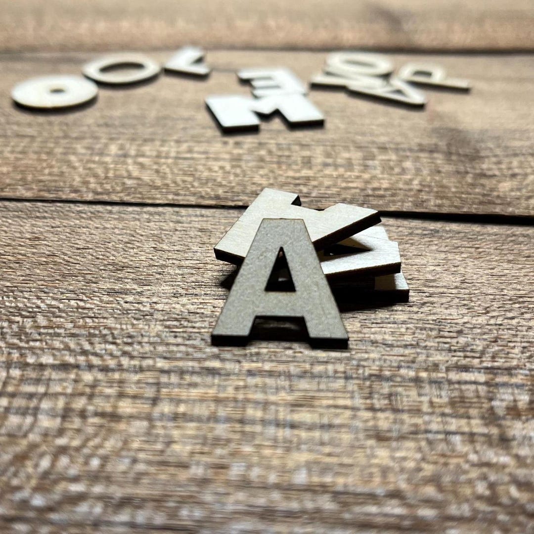 Self-adhesive Wooden Letters, Wall Decoration Letters, Wooden ...