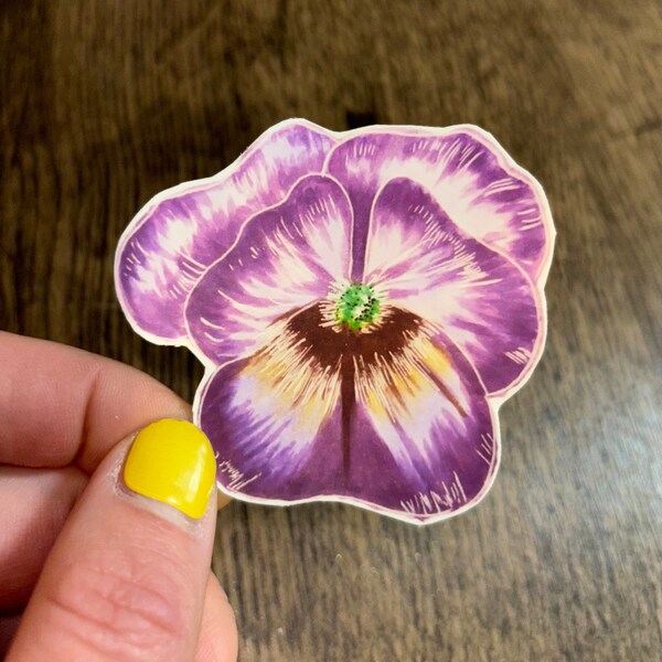 Pansy Decals - Etsy