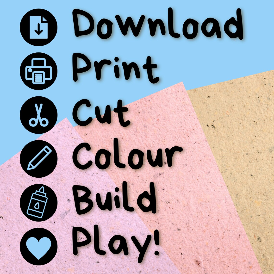 Cafe Kiosk Paper Toy Scene | Printable PDF Digital Download | DIY ...