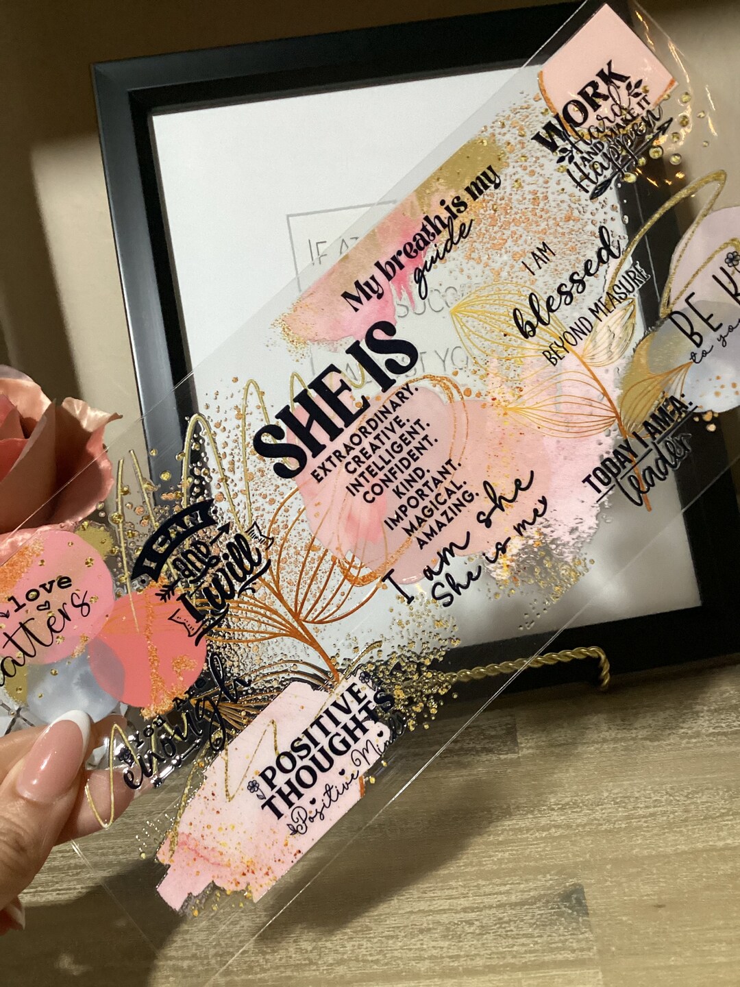 She is Blessed Wrap. Uv Dtf Be Kind 16oz Wrap. Motivational Best Wrap ...