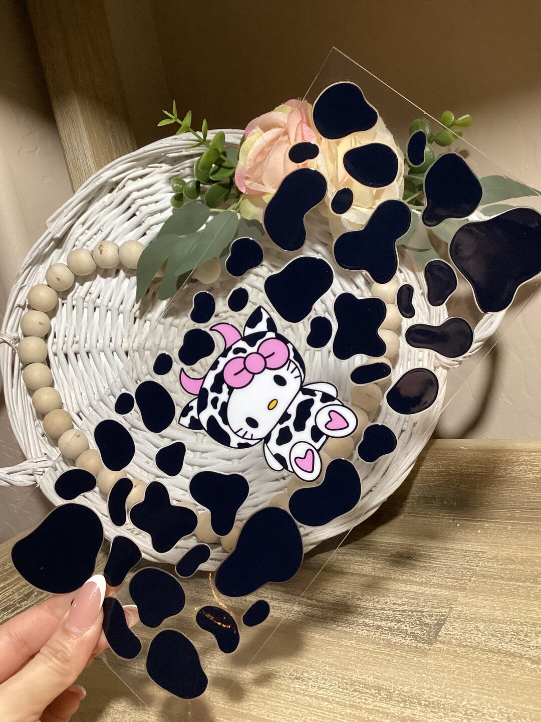 Uv Dtf Cute Cow Wrap. 16oz Ready to Use Wrap. Cow Print Wrap. Best Cow ...