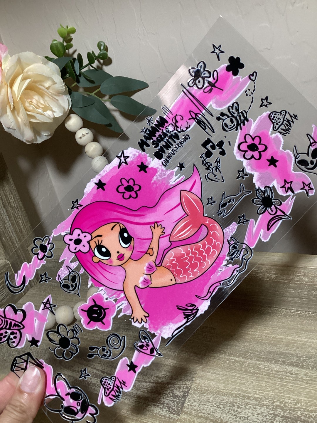 Pink Karol G Wrap. Uv Dtf 16oz Wrap. - Etsy