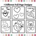 Toddler Valentine's Day Coloring Pages for Kids Toddlers Preschoolers ...
