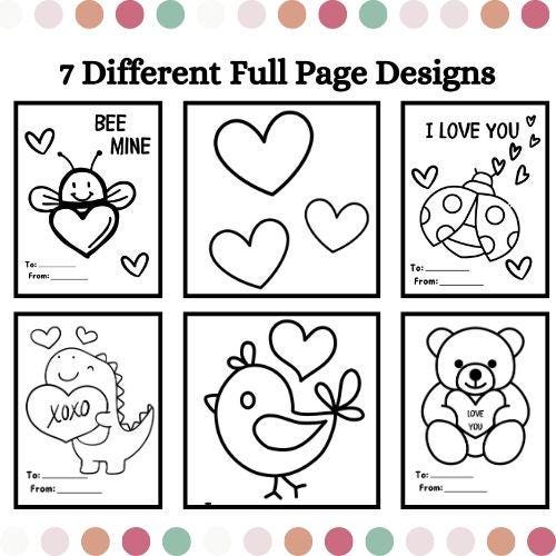 Toddler Valentine's Day Coloring Pages for Kids Toddlers Preschoolers ...