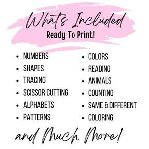 Preschool Pre-k + Kindergarten Learning Bundle, Activity Worksheets ...