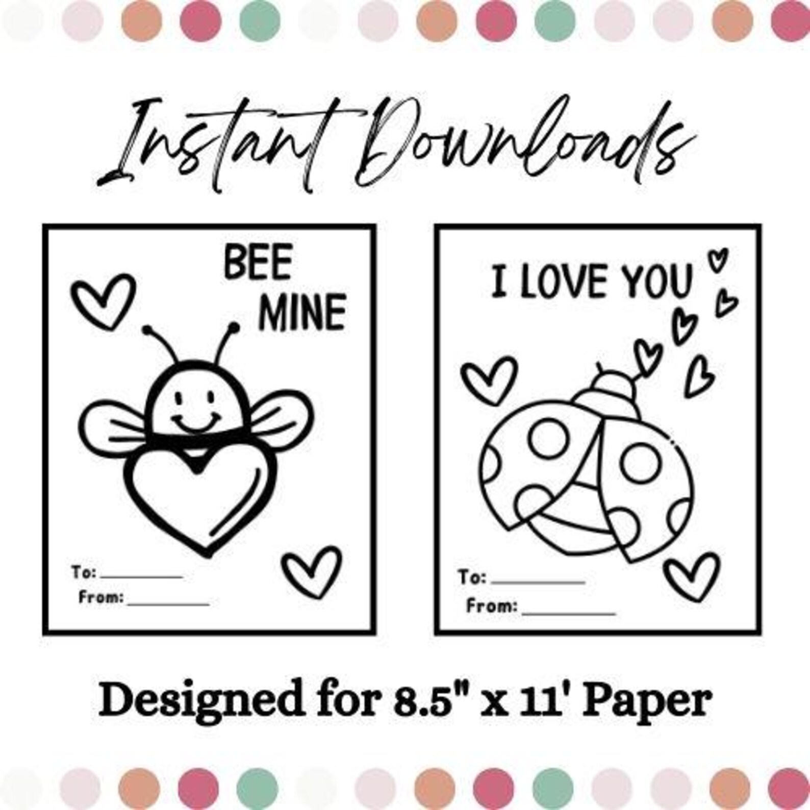Toddler Valentine's Day Coloring Pages for Kids Toddlers Preschoolers ...