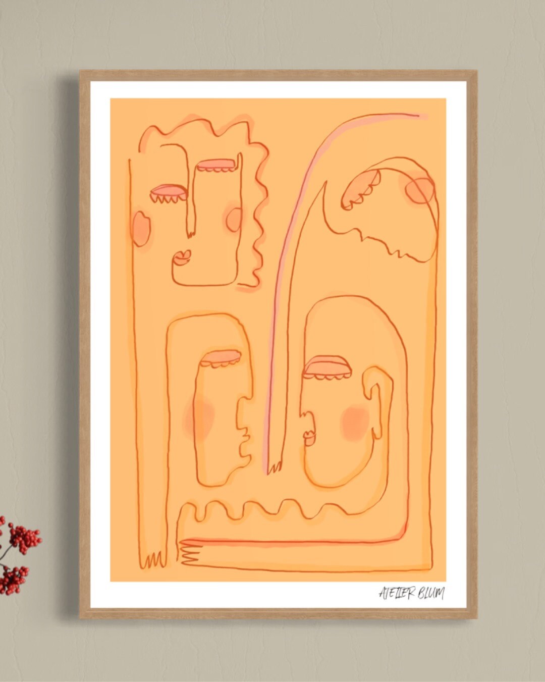 ATELIER BLUM Poster, Beautiful, Wall Art, Digital Print. Decoration ...