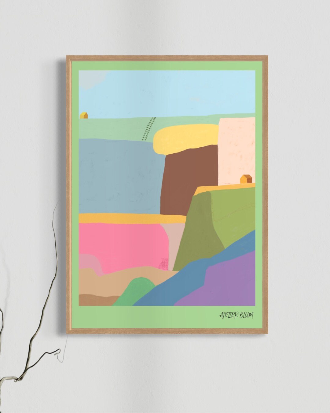 ATELIER BLUM Poster, Beautiful, Wall Art, Digital Print. Decoration ...