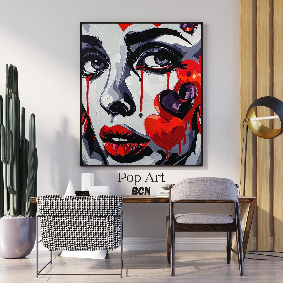 Digital Art Home Decor Instant Download Emotional Canvas Digital Print ...