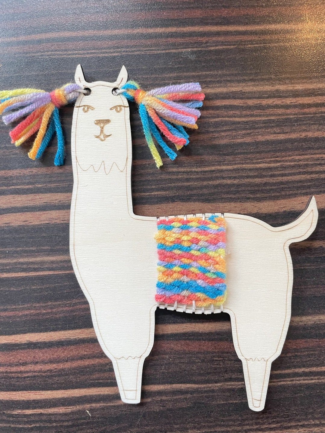 DIY Llama Craft Kit Mini Weaving Frame Gift Party Favor Alpaca - Etsy UK