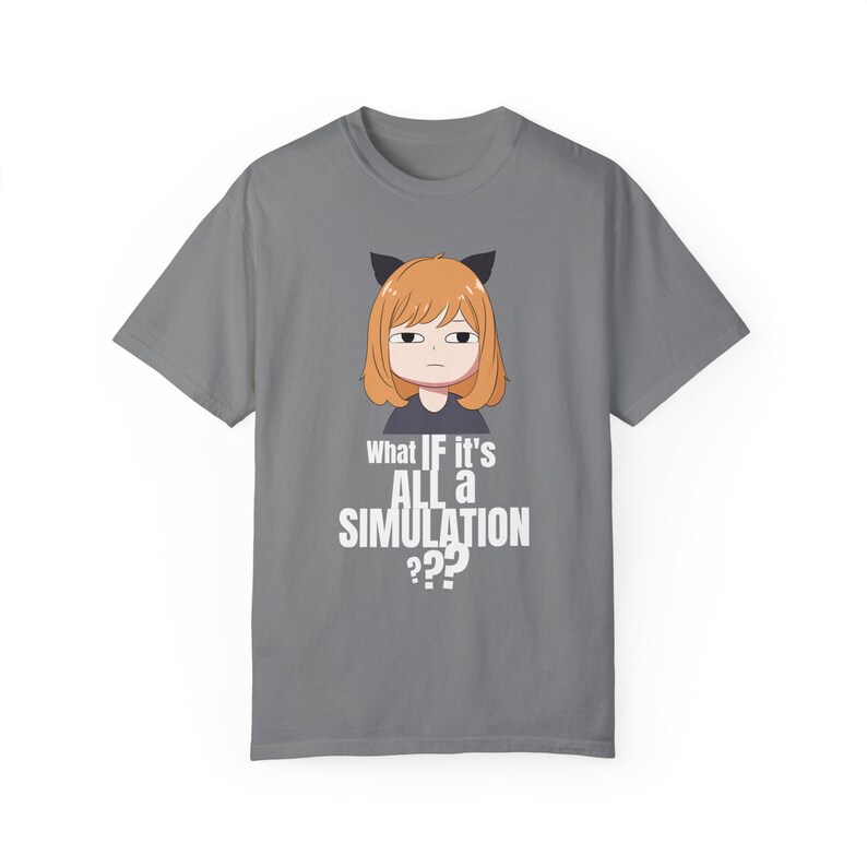What If It's All A Simulation T-shirt Dystopian MEME Shirt Dystopia Thought Provoking SFW ...