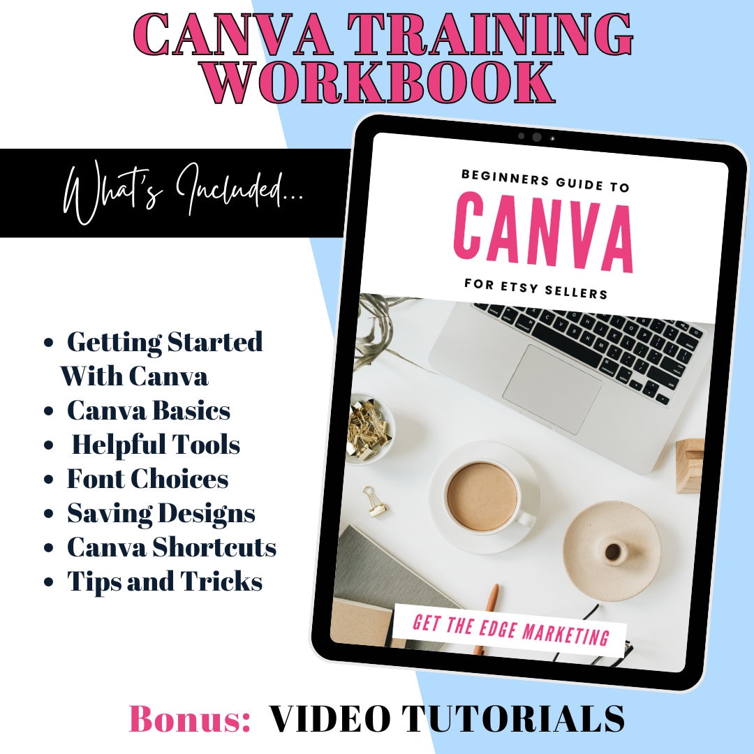 Beginners Guide to Canva How To, Canva Design Guide, Learn Canva Tutorial - Etsy