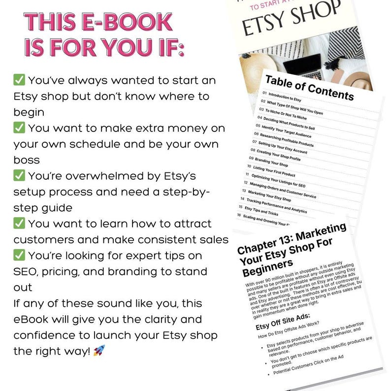 How to Start an Etsy Shop, Sell on Etsy, Beginner Etsy Sellers,etsy Seller Success Guide, 40 ...