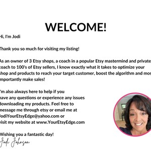 Editable Etsy Shop Order Receipt Banner, Etsy Templates Bundle ...