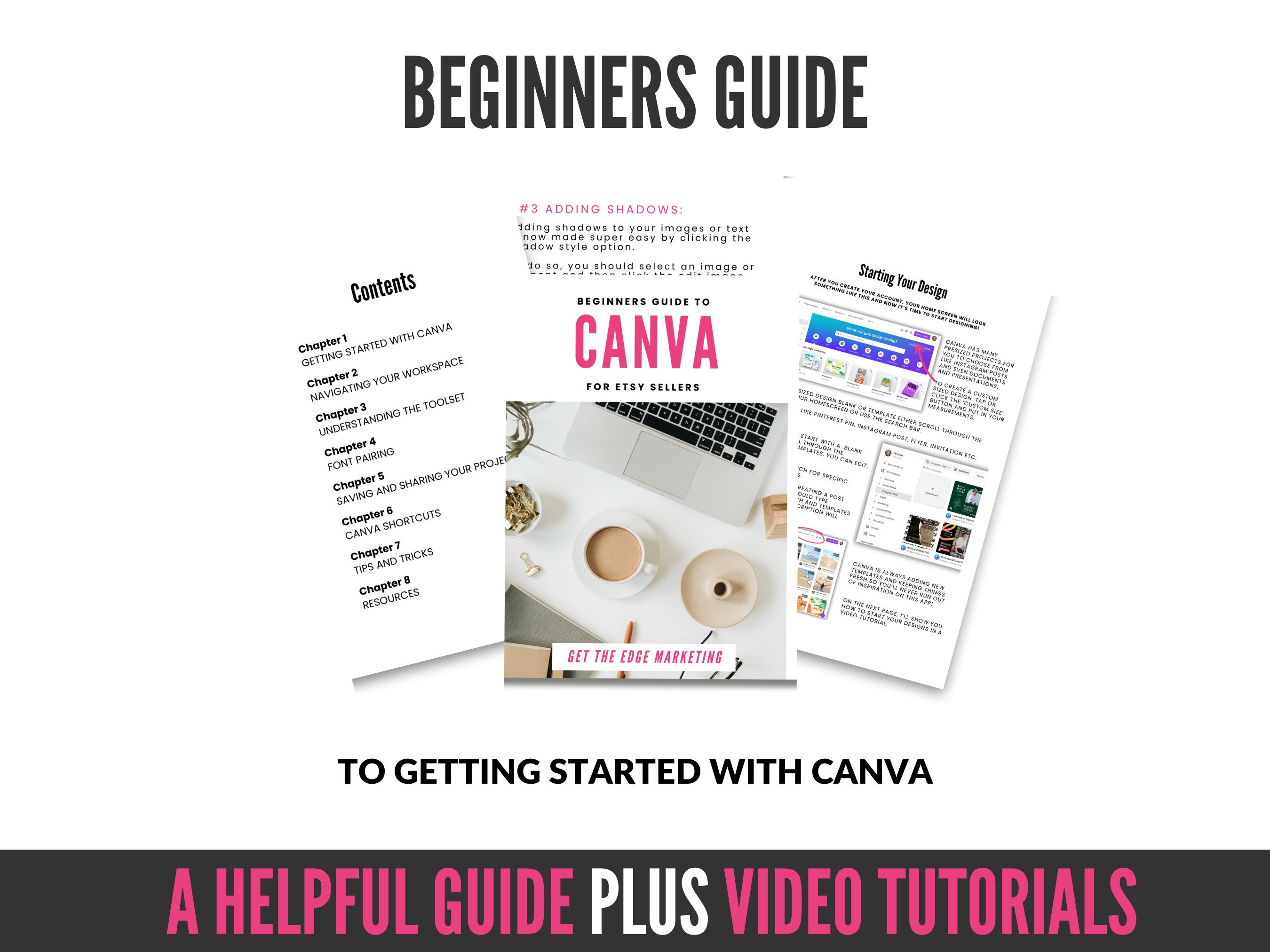 Beginners Guide to Canva How To, Canva Design Guide, Learn Canva Tutorial - Etsy