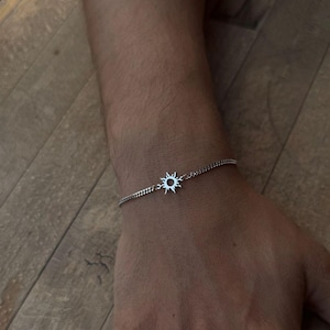 Couples Bracelet Set, Matching Bracelets,crescent Moon Bracelet,dainty ...
