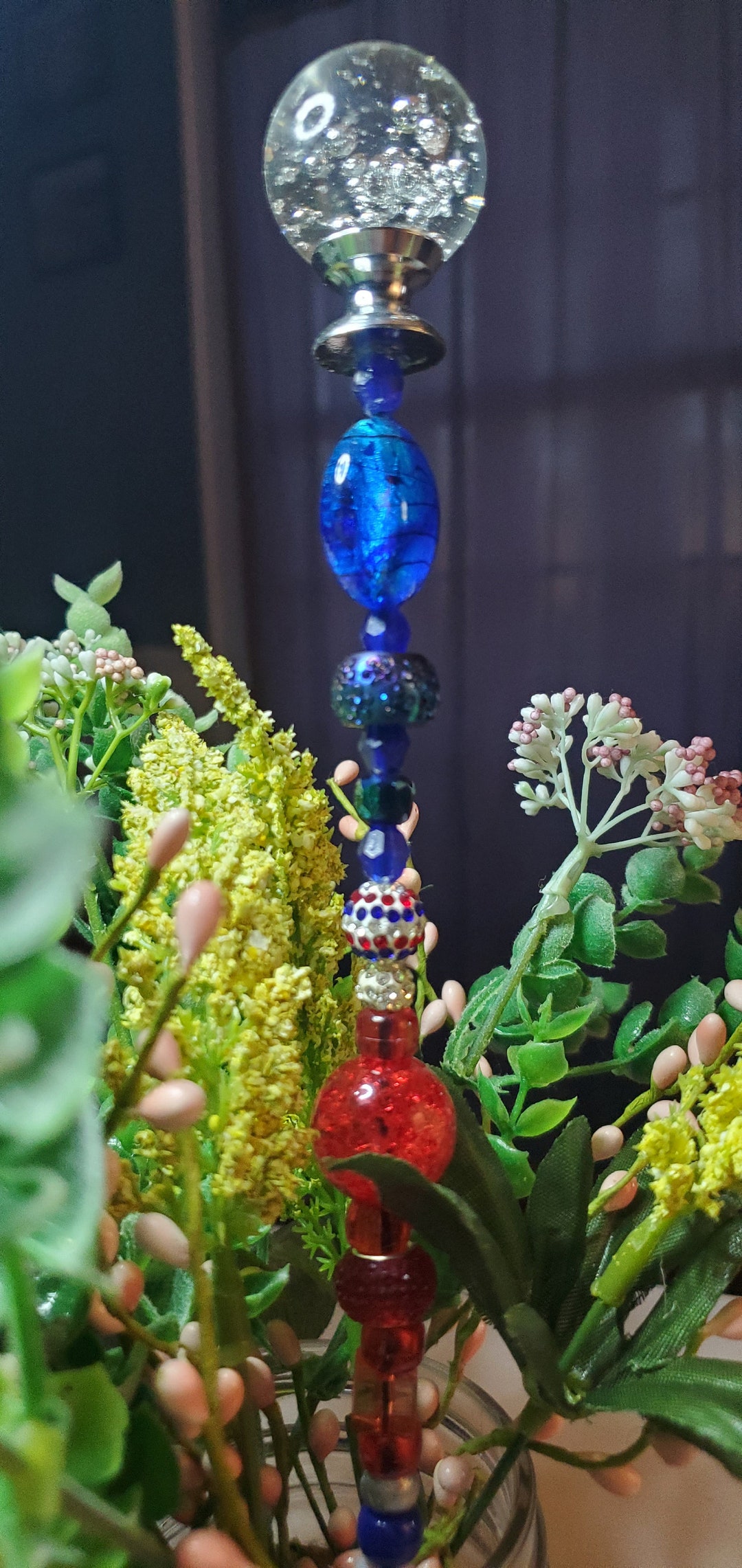 Red, White, Blue Firecracker, Fourth of July, Ceramic, and Acrylic ...