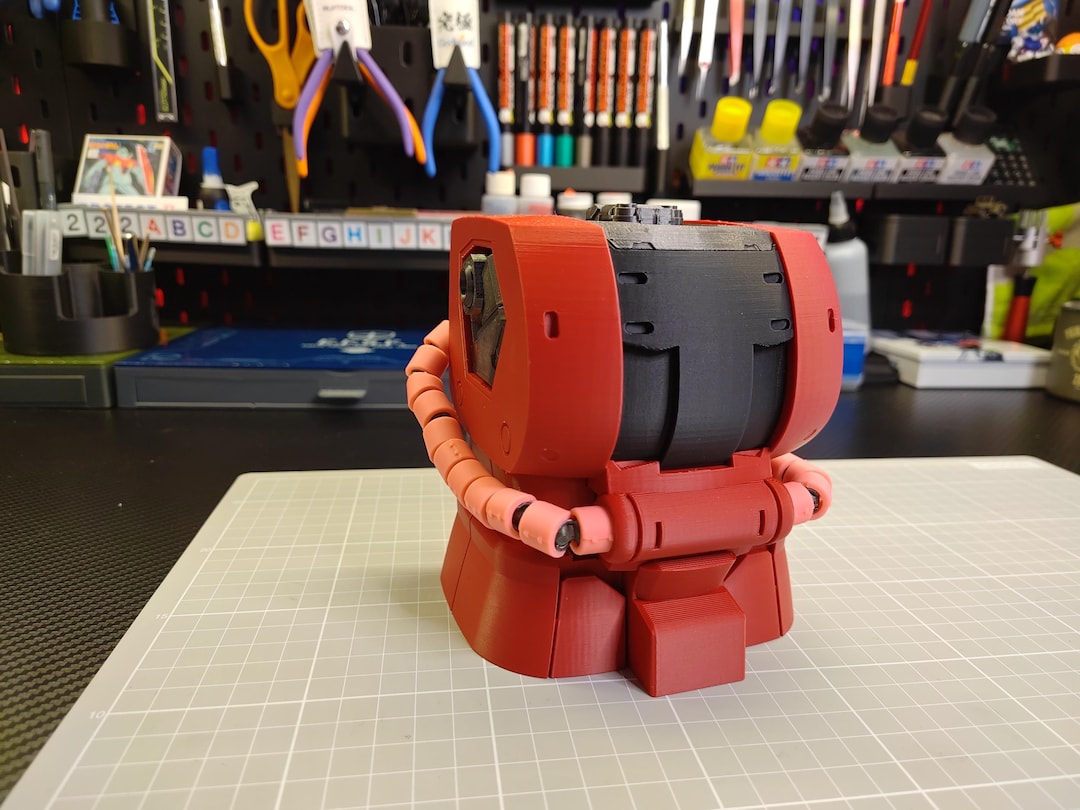 MS-06S Zaku II Char Custom Deck Box Double Sleeve Update Design - Etsy