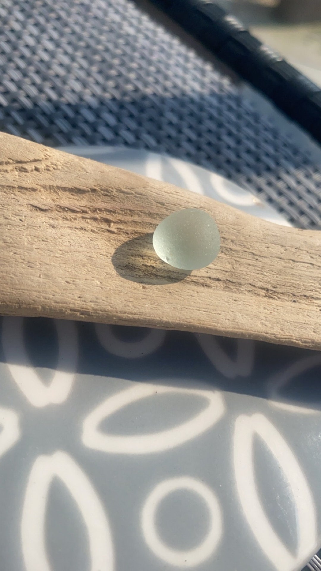 Light Grey Small Sea Glass Bubble From Seaham Beach - Etsy