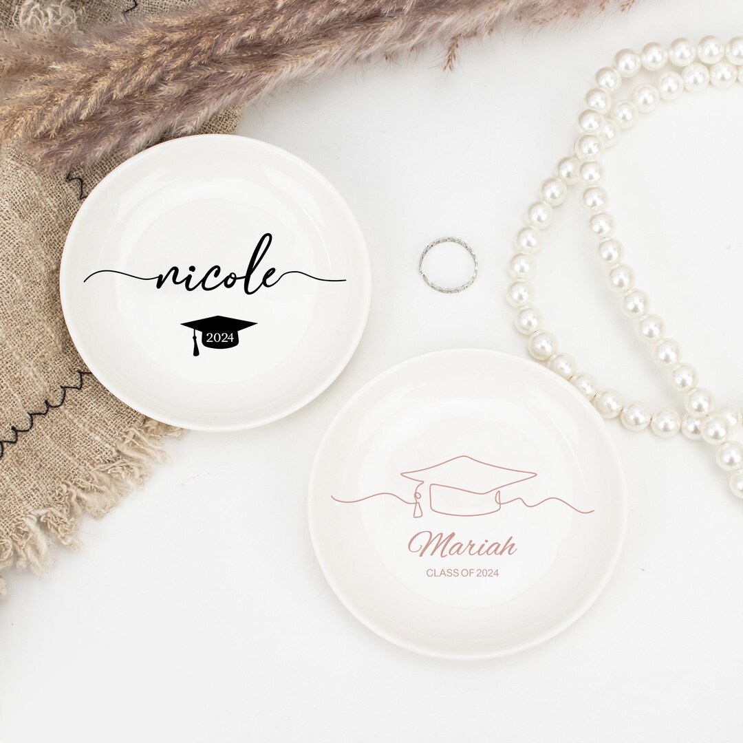Custom Graduation Ring Dish,graduation Gifts,jewelry Dish,personalized ...