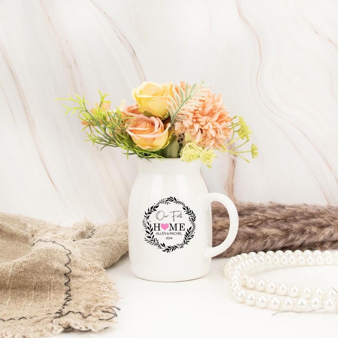 New Home Gift, Our First Home Gifts Flower Vase, First House Gifts ...