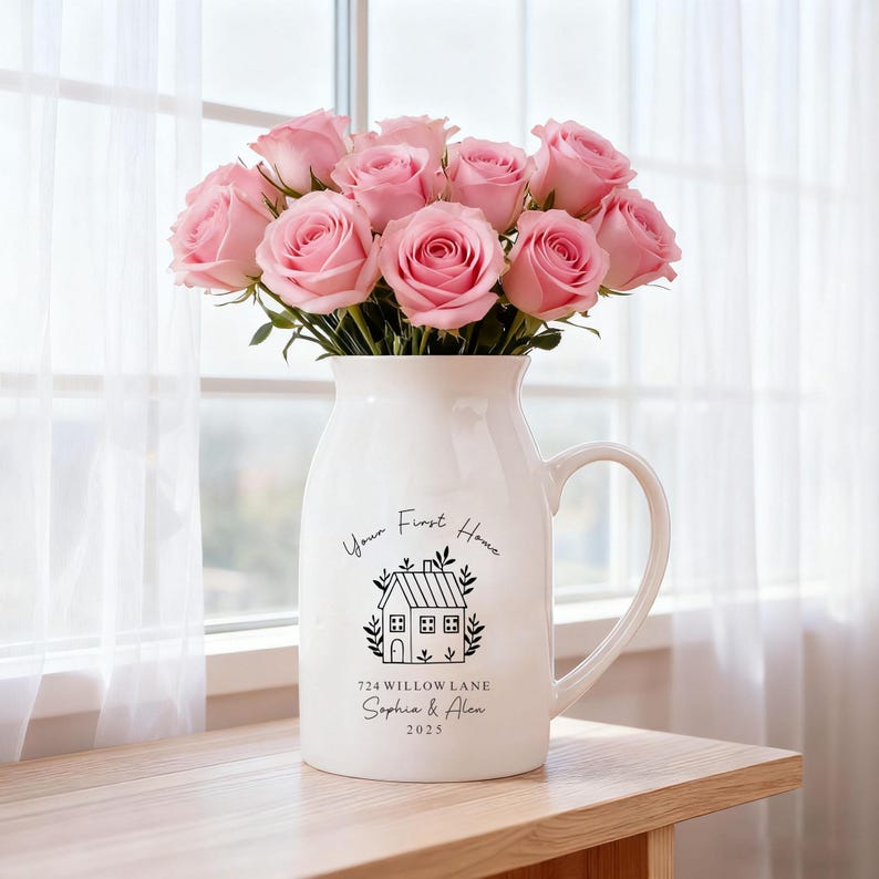 Custom First Home Gifts,flower Vase for New Home Occasion,gifts for ...