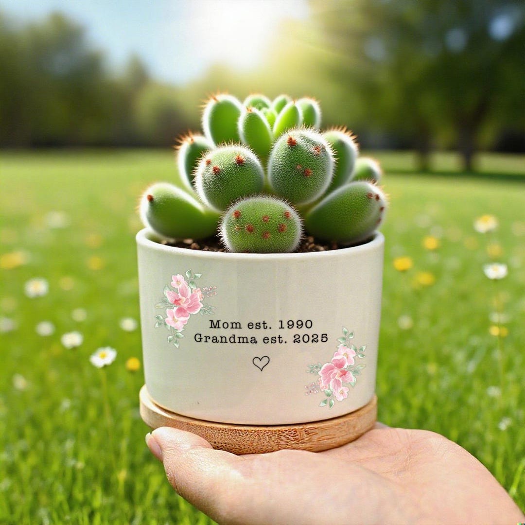 Custom Grandma's Plant Pot,grandma to Be Gifts,now Grandma Gift,unique ...
