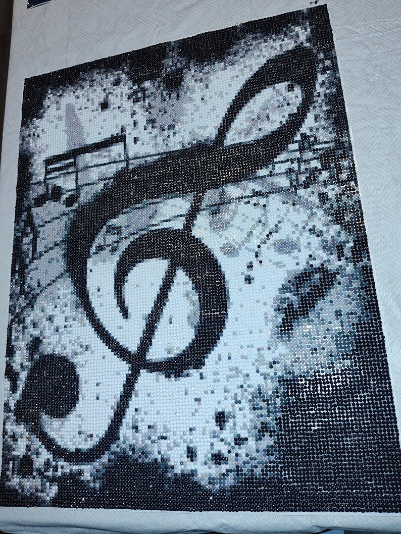 Treble Clef & Musical Notes Diamond Painting - Etsy