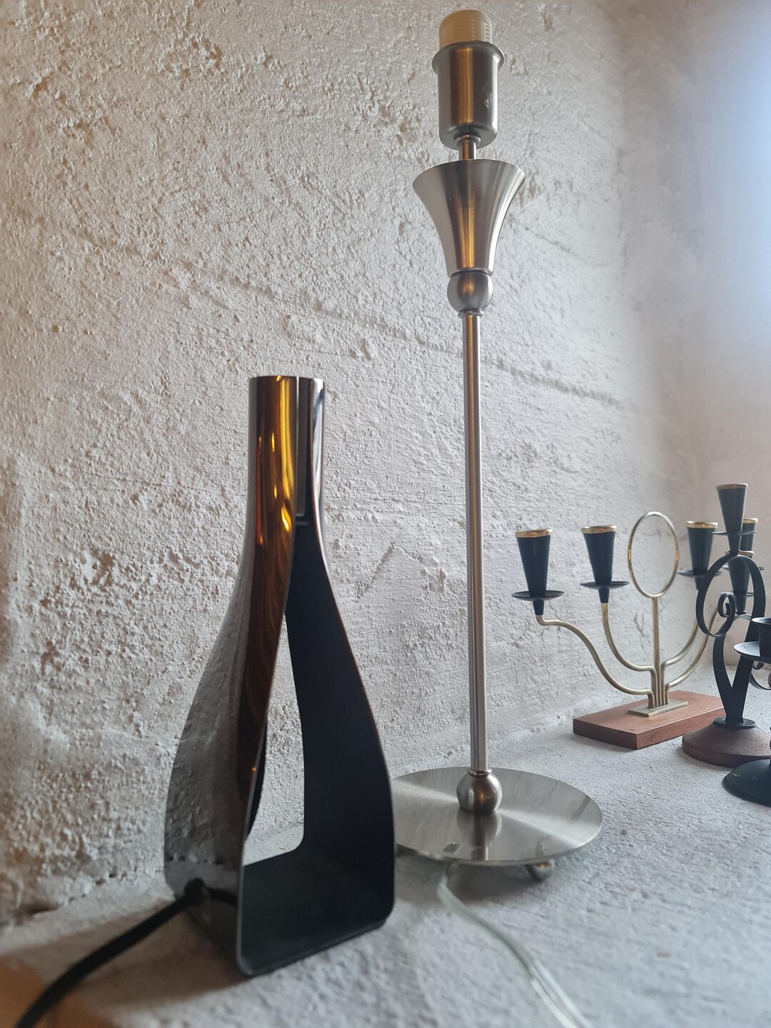 Pair of Scandi Post Modern Table Lamp From Renowned Swedish Company ...