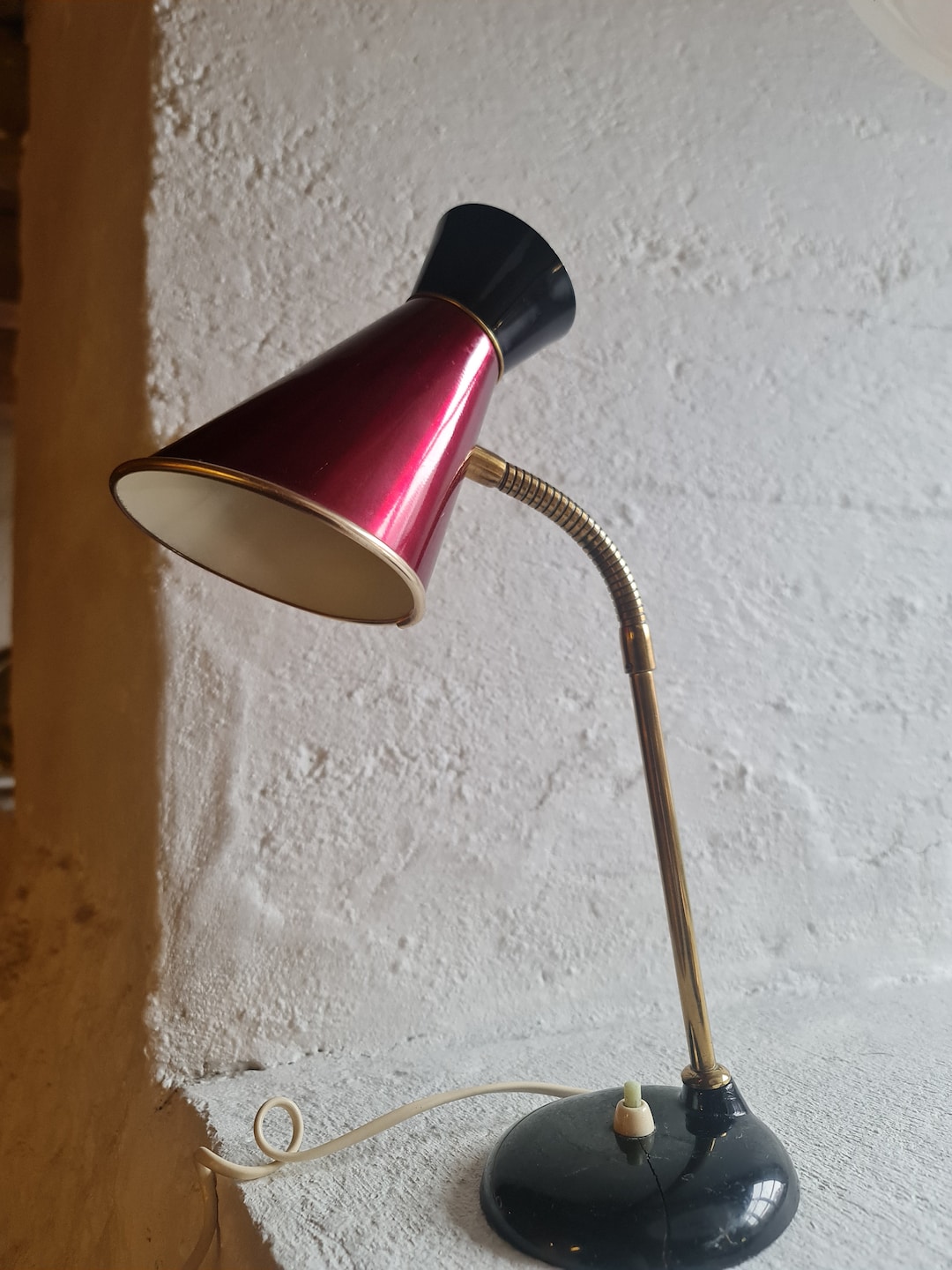 Stylish Vintage 1950s Desk Lamp- Mid Century Modern / Space Age ...